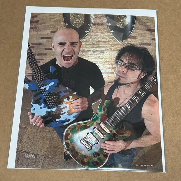 Art | Scott Ian Danny Spitz Of Anthrax 205 Music Print Ad Photo | Poshmark